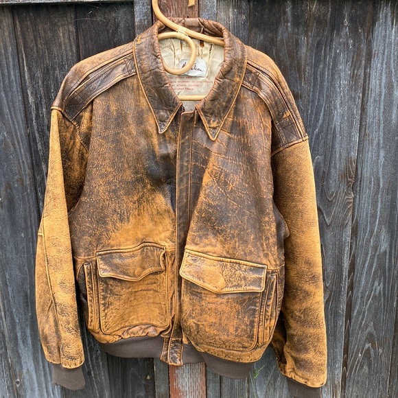 M. Julian | Jackets & Coats | Vintage M Julian Og Bomber Jacket W Silk ...